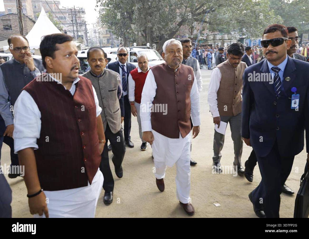 PATNA, INDIA - NOVEMBER 25: Bihar Chief Minister Nitish Kumar ...