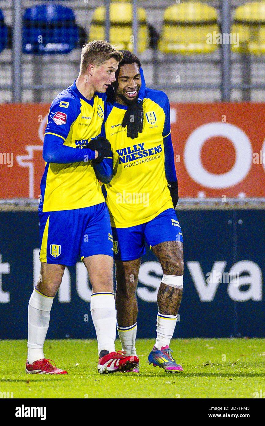 WAALWIJK , 25-11-2025 , Mandemakers stadium , season 2025 / 2026 , Dutch Keuken Kampioen Divisie ...