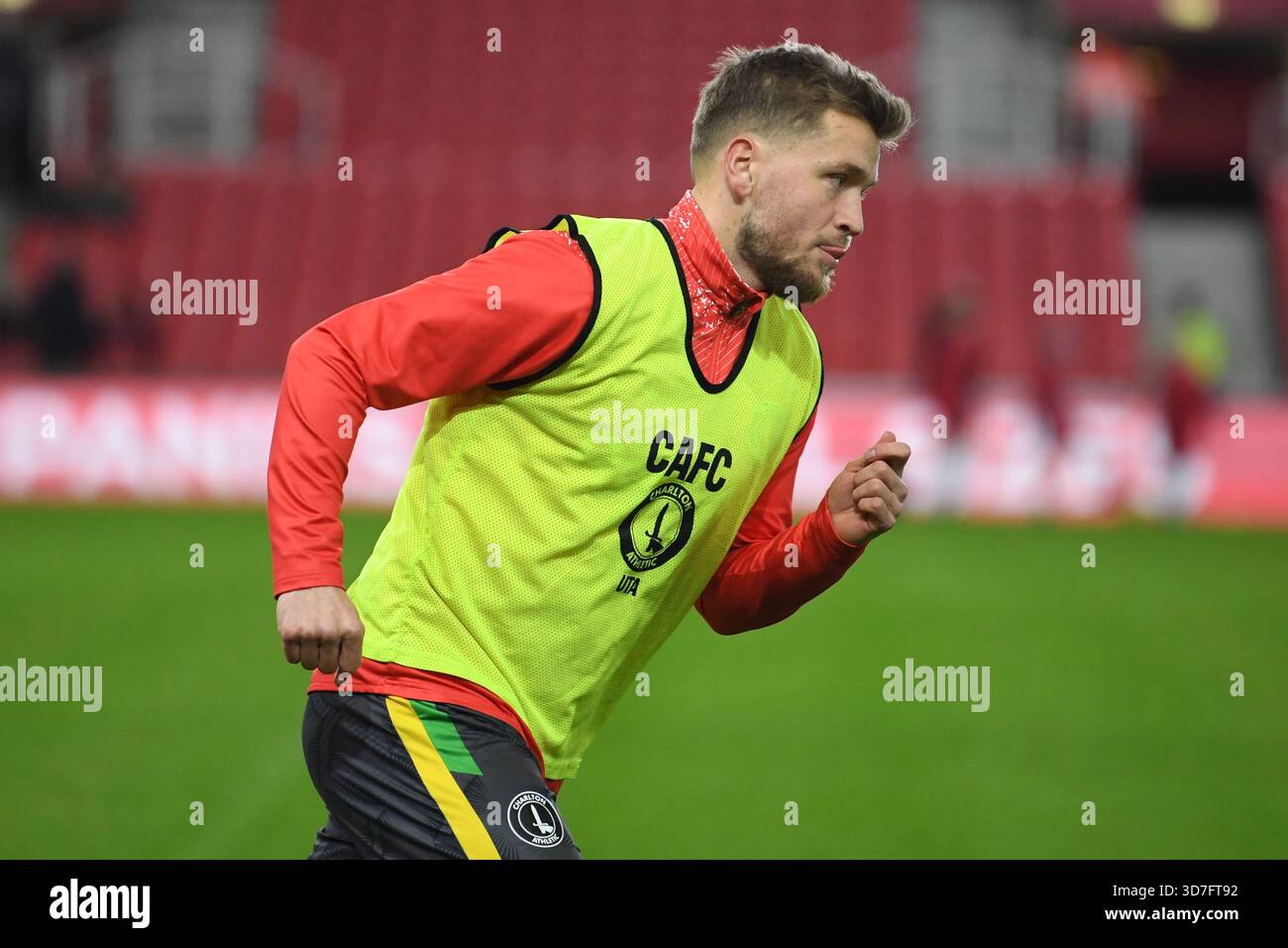 Stoke-on-Trent, England. 25th Nov 2025. Luke Berry before the Sky Bet ...