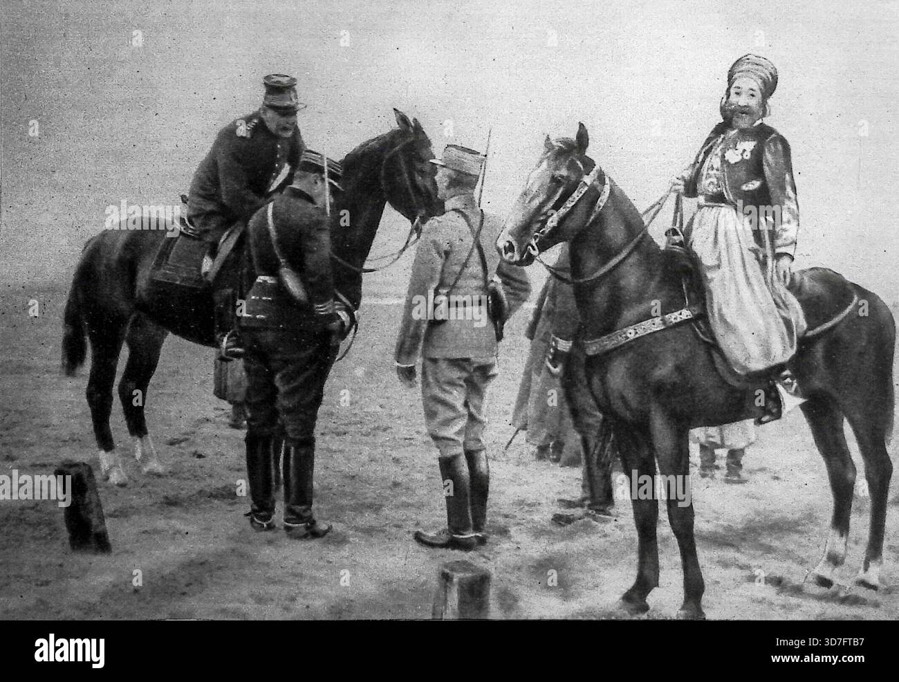 This photograph, from the March 7, 1915, issue of Le Miroir, features ...