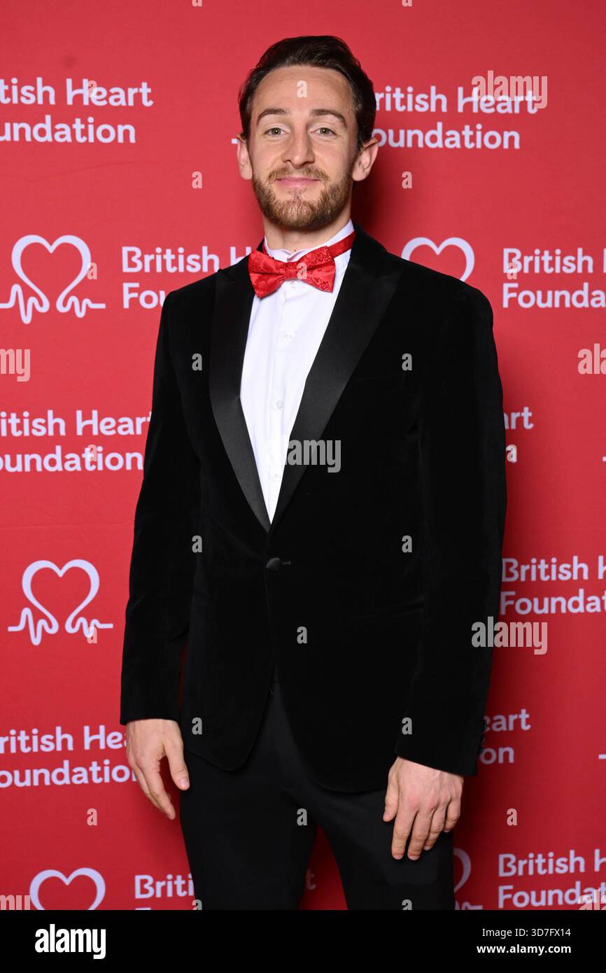 EDITORIAL USE ONLY Tom Lockyer attends the British Heart Foundation ...