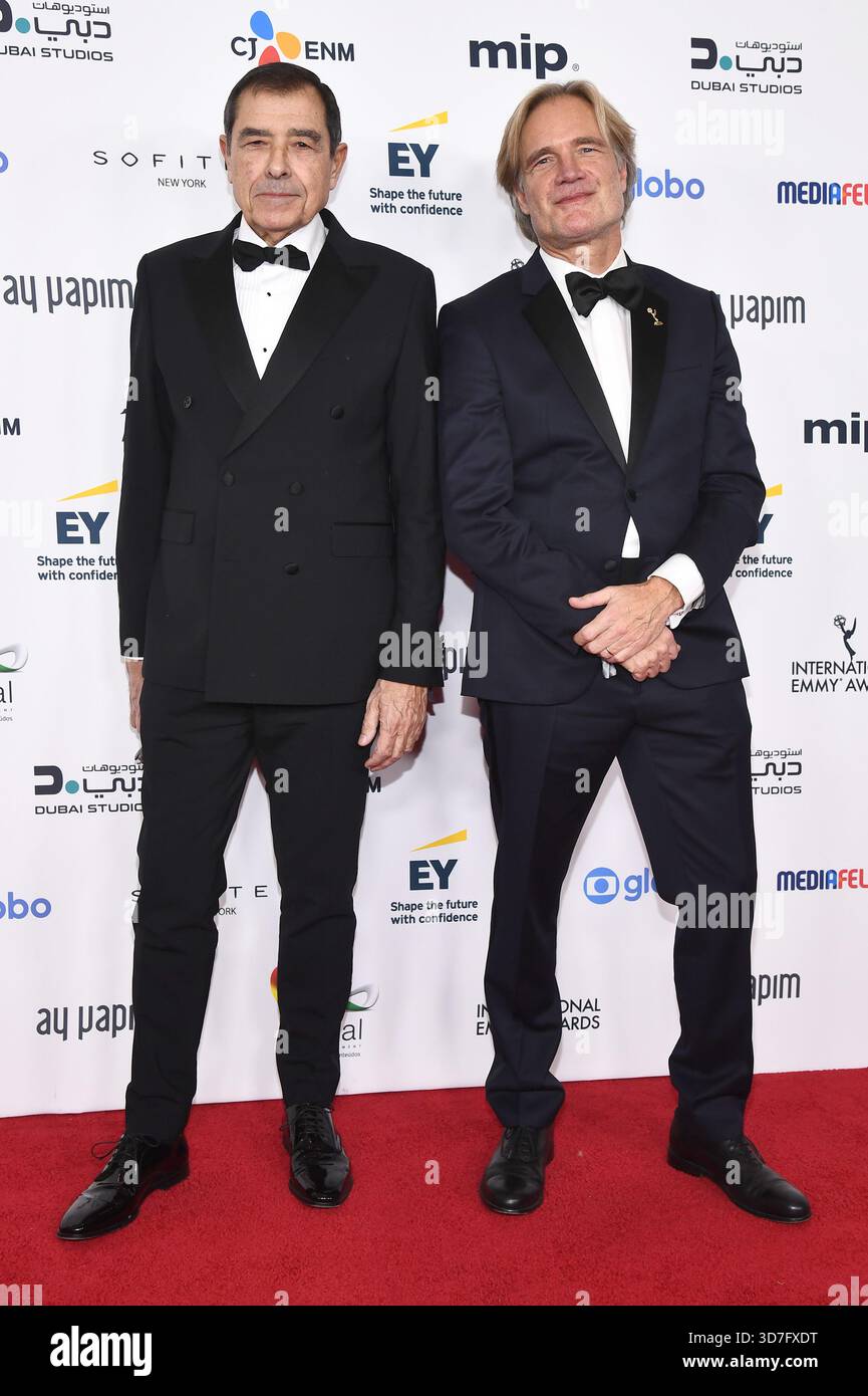 (L-R) Jose Eduardo Moniz and Piet-Hein Bakker walking the red carpet at ...