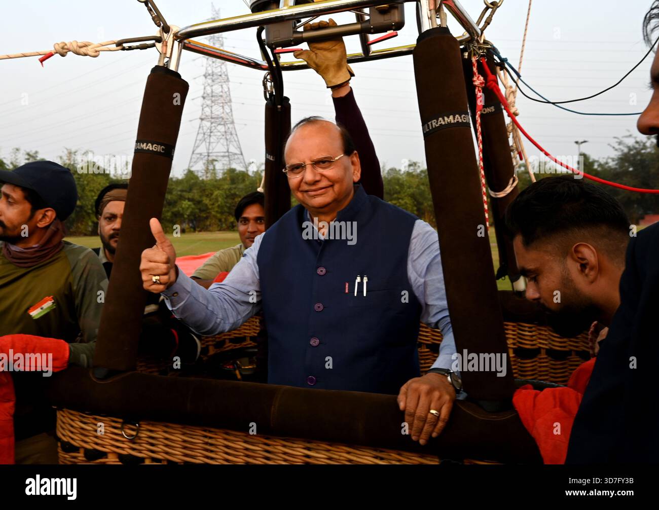 NEW DELHI, INDIA - NOVEMBER 25: Lt. Governor of Delhi Vinai Kumar ...
