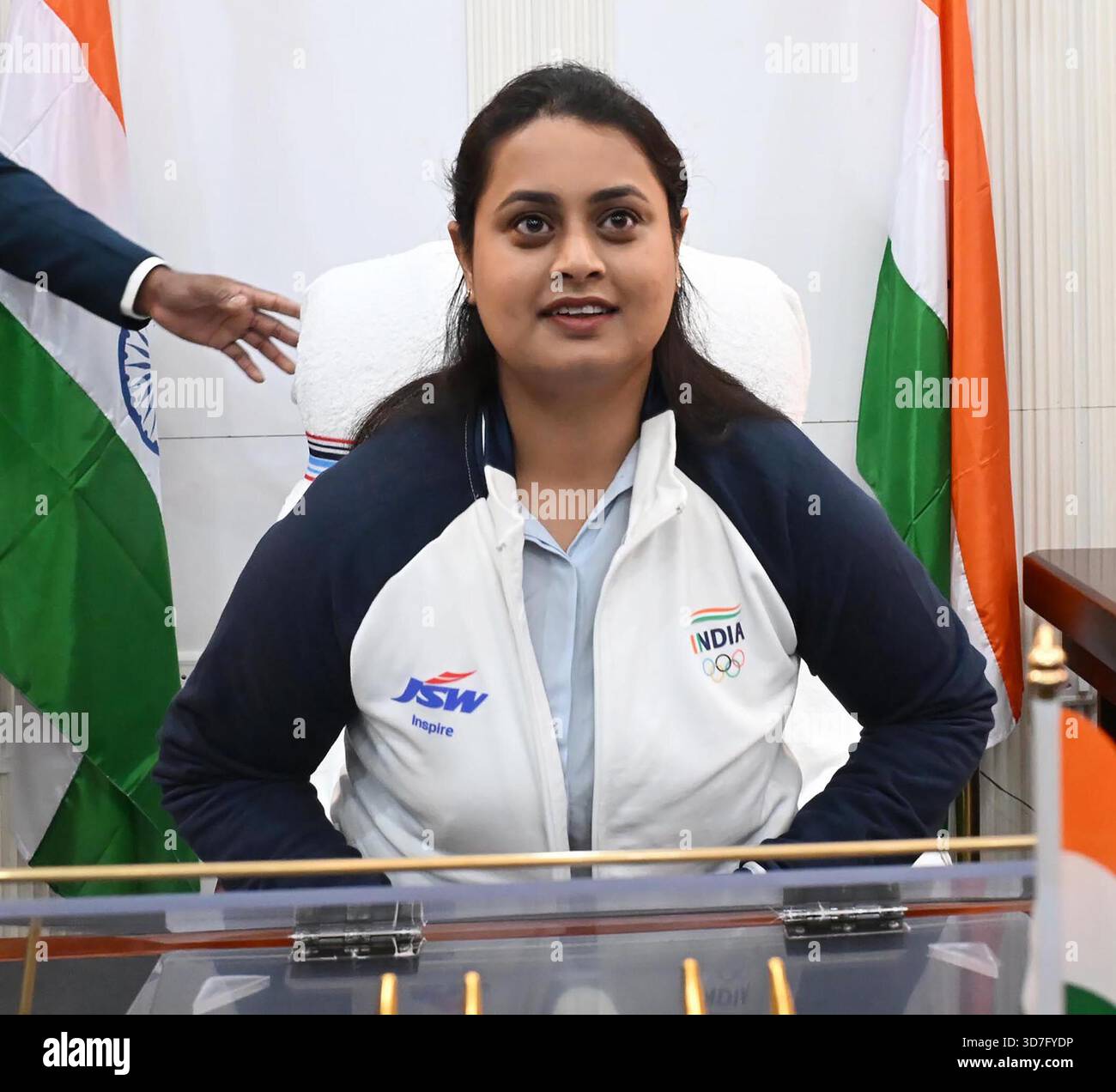 PATNA, INDIA - NOVEMBER 25: Bihar Sports Minister Shreyashi Singh ...