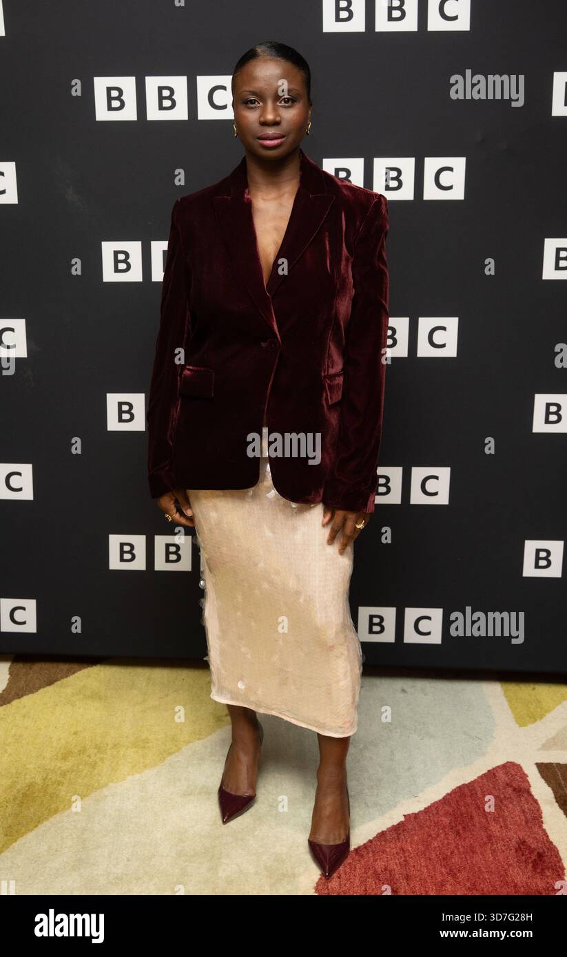 Ann Akinjirin attending the BBC screening of The War Between the Land ...