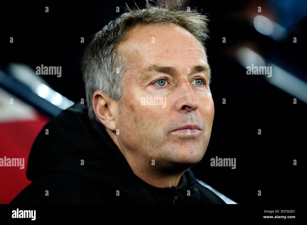 Bayer Leverkusen head coach Kasper Hjulmand ahead of the UEFA Champions ...