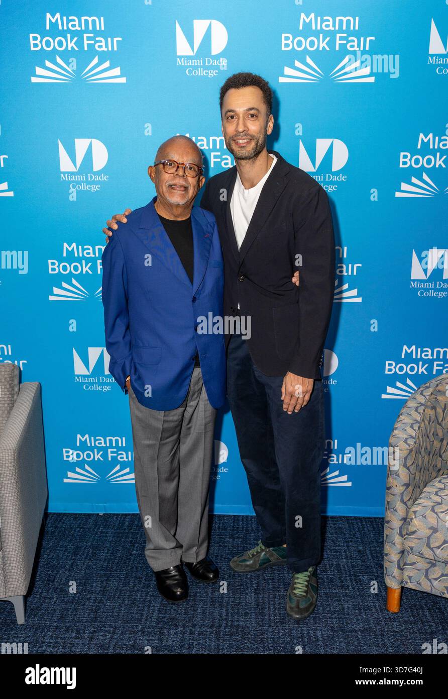 MIAMI, FL - NOV 22: Henry Louis Gates Jr. and Thomas Chatterton ...