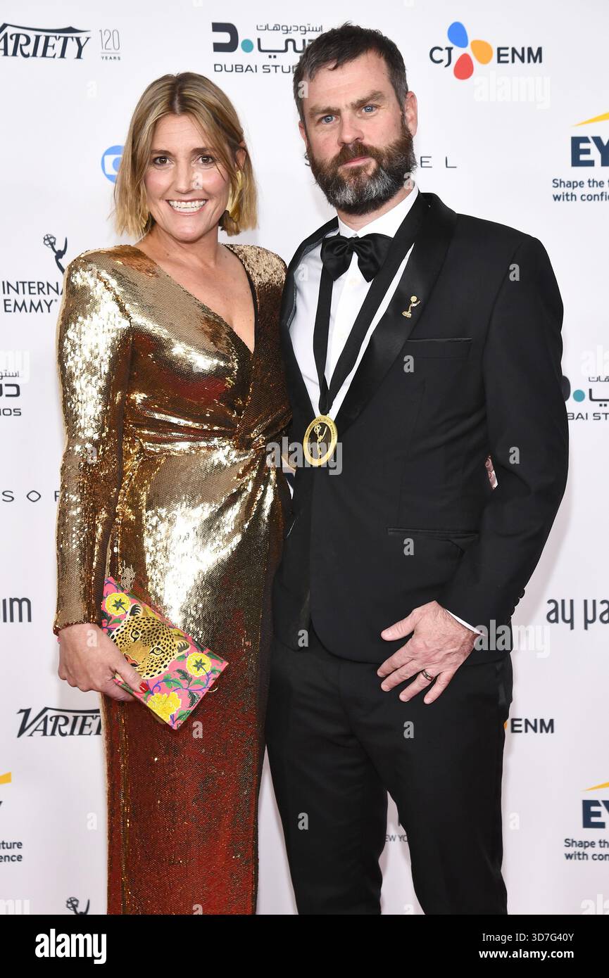 (L-R) Kate Whittaker and Gareth Whittaker (South Africa) walking the ...