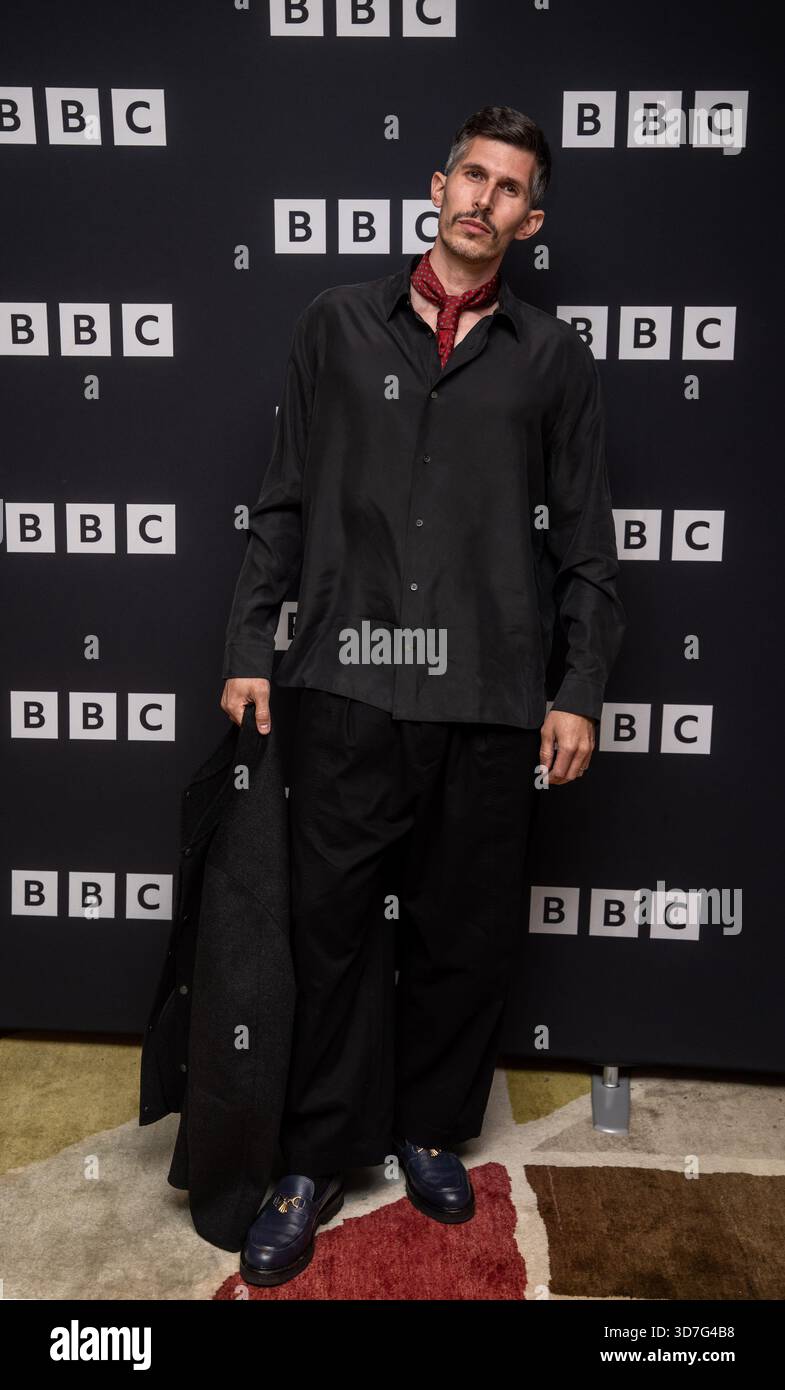 Alexander Devrient attending the BBC screening of The War Between the ...
