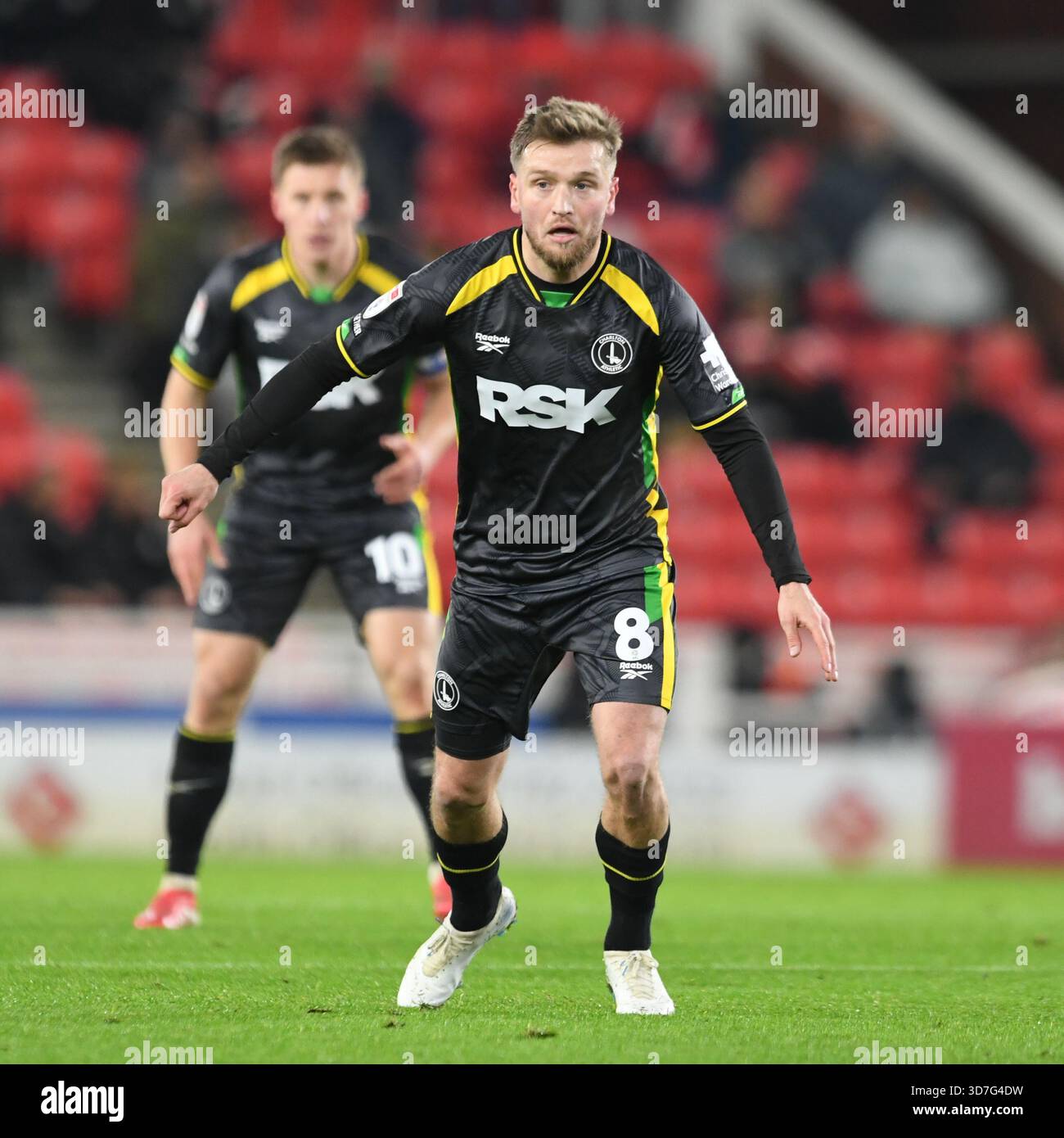 Stoke-on-Trent, England. 25th Nov 2025. Luke Berry during the Sky Bet ...