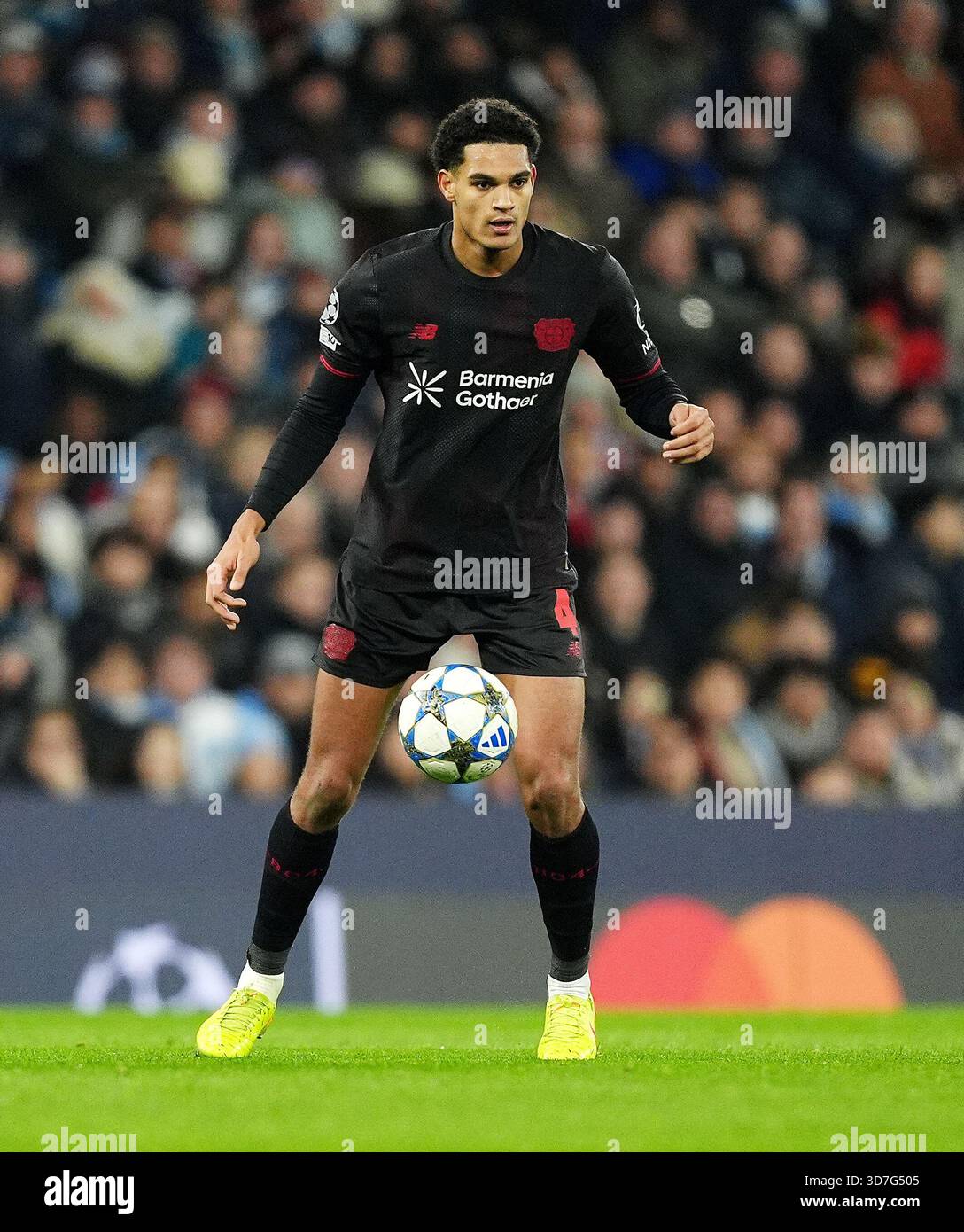 Bayer Leverkusen's Jarell Quansah during the UEFA Champions League ...