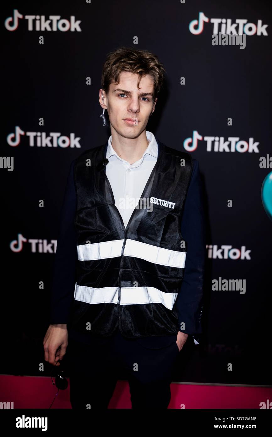 25 November 2025, Berlin: Levi Penell (levihallo) attends the Tiktok ...