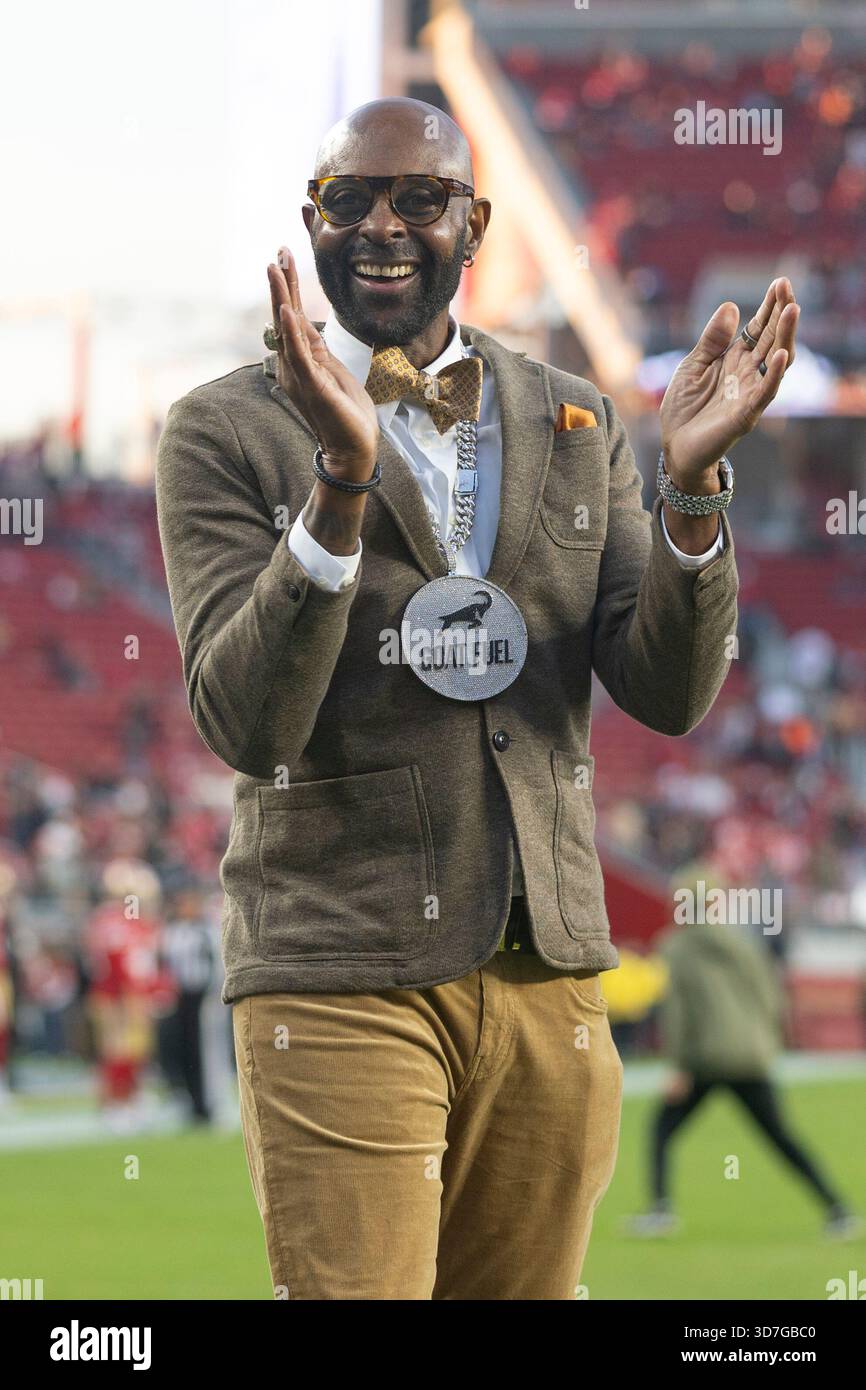 Nov 24, 2025; Santa Clara, California, USA; Retired San Francisco 49ers ...