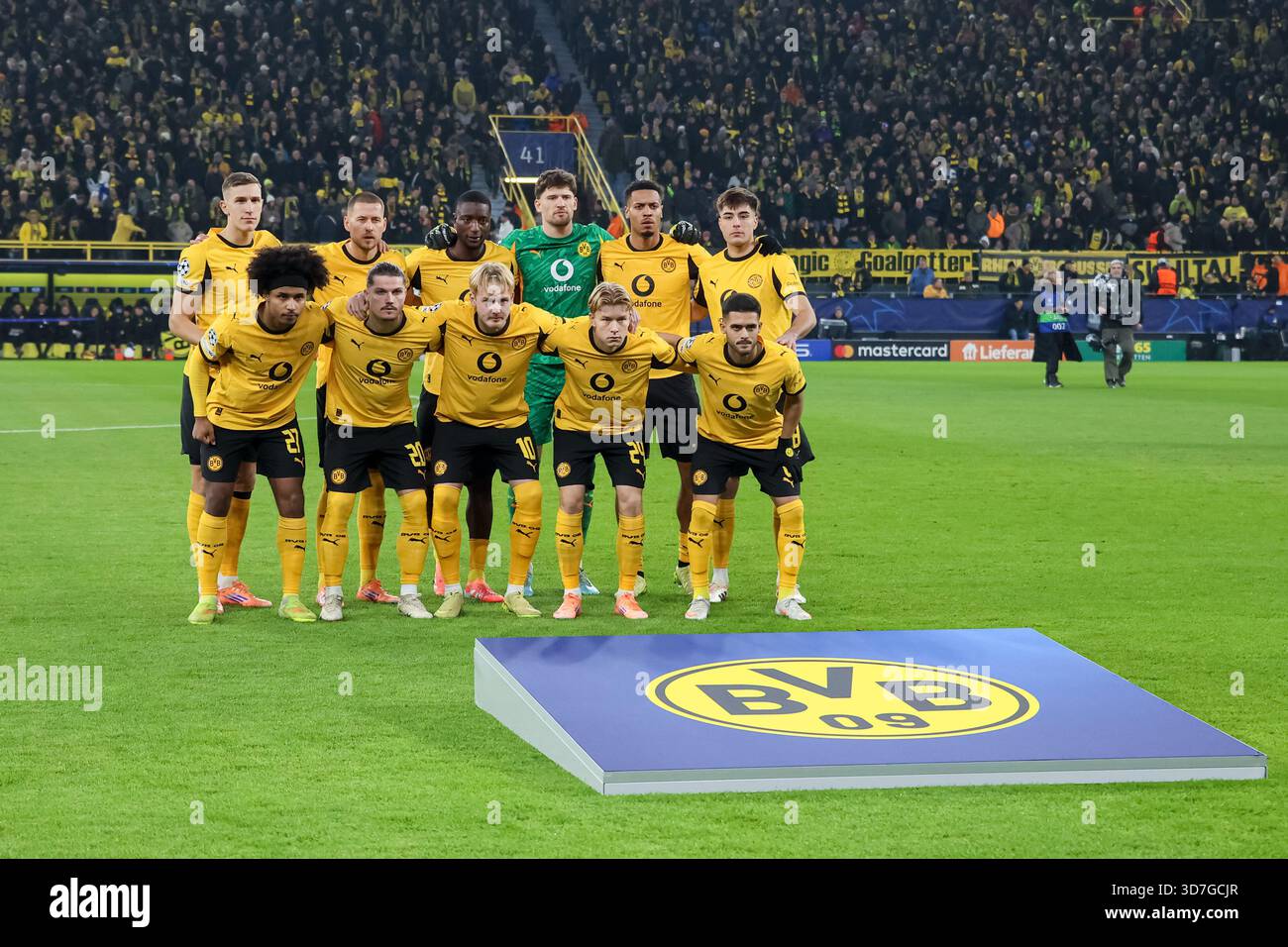 Borussia Dortmund lineup before the game GER, Borussia Dortmund against ...