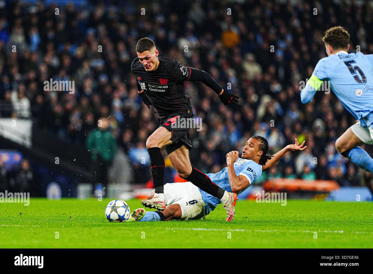 Patrik Schick (Bayer 04 Leverkusen, #14), Nathan Ake (Manchester City ...