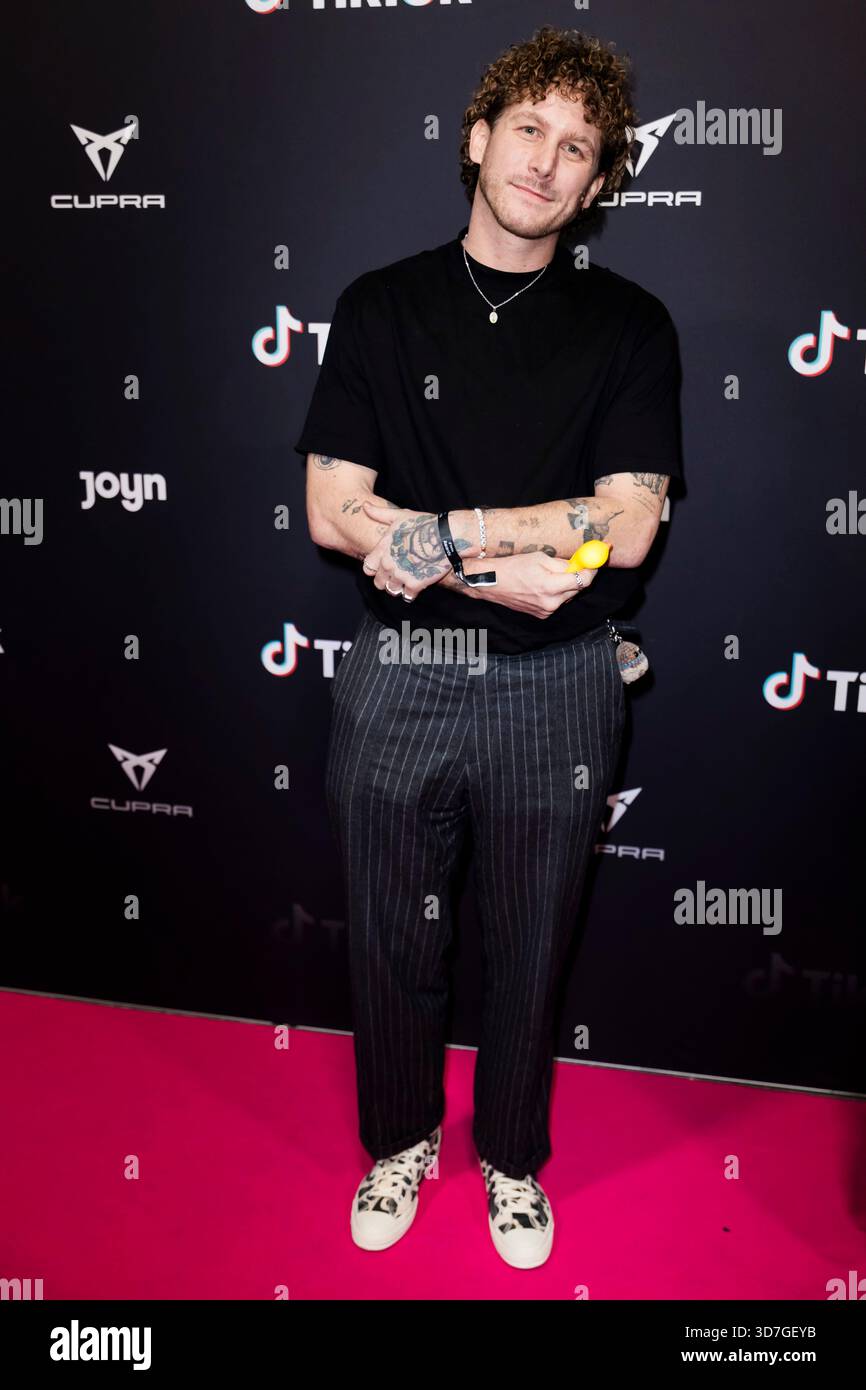 25 November 2025, Berlin: Malte Zierden attends the Tiktok Awards ...