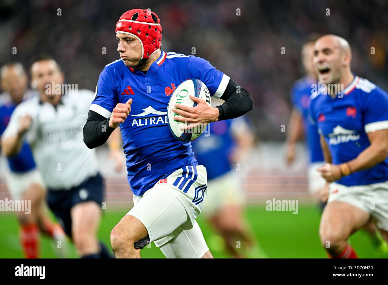 Louis Bielle-Biarrey during the Quilter Nations Series rugby union ...