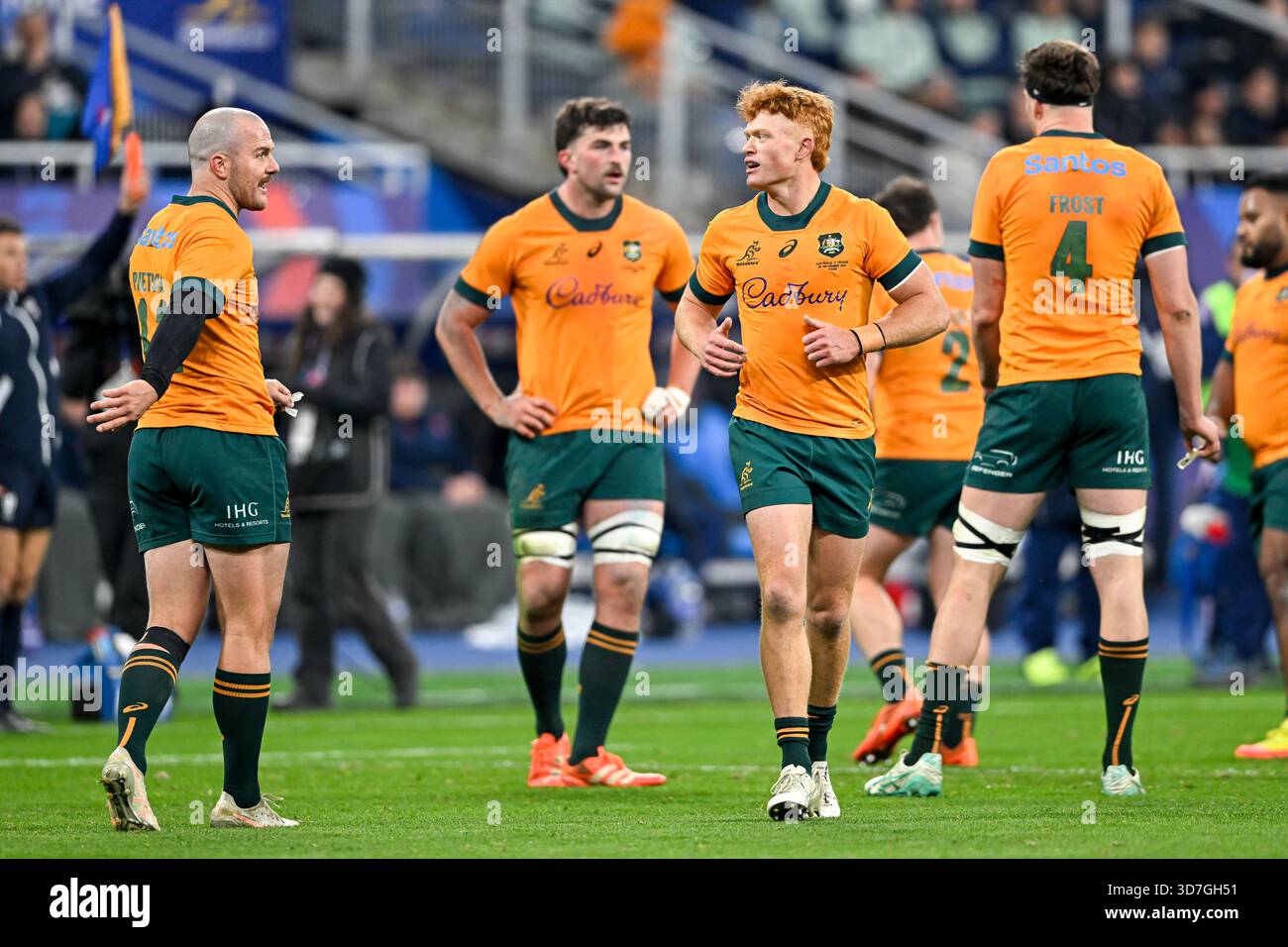 Tane Edmed during the Quilter Nations Series rugby union match France ...