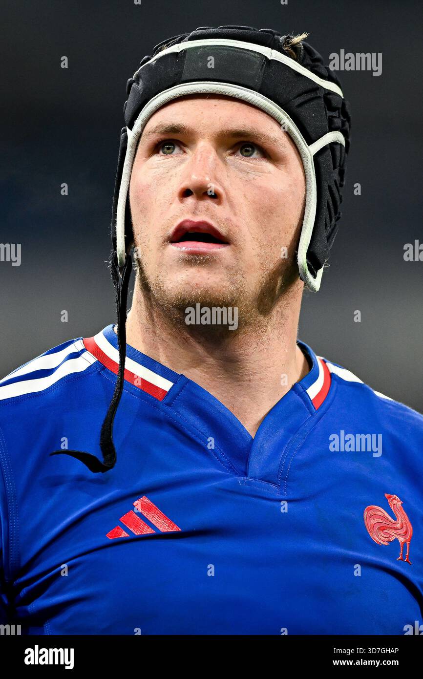 Thibaud Flament during the Quilter Nations Series rugby union match ...