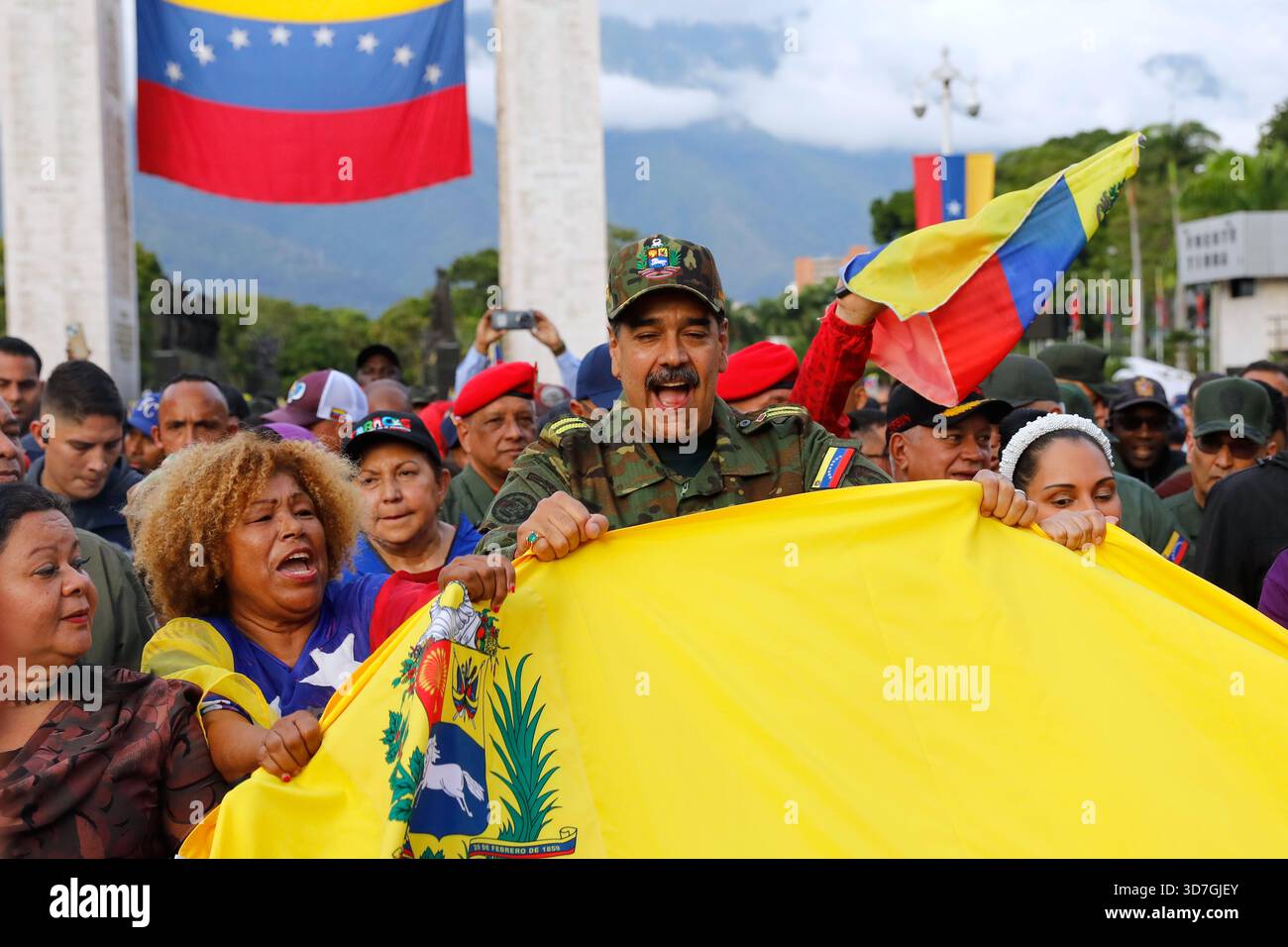 Venezuelan President Nicolas Maduro takes part in a government ...
