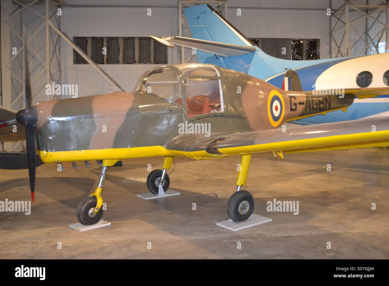 General Aircraft Ltd GAL 42 Cygnet 2, in WW2 camouflage on display at ...