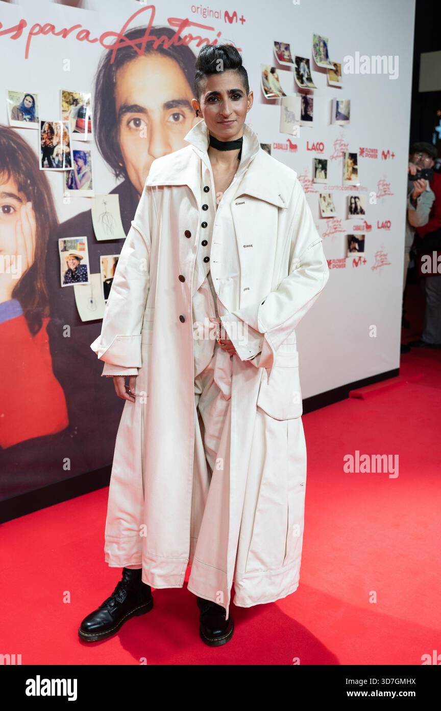 Actress Alba Flores seen during the premiere of "Flowers for Antonio ...