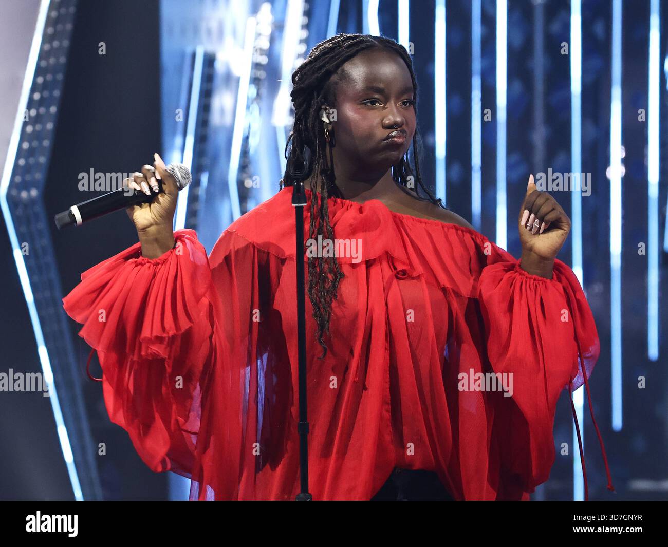 Rome, Rai studios on Via Asiago, TV show "Sanremo Giovani." Pictured ...