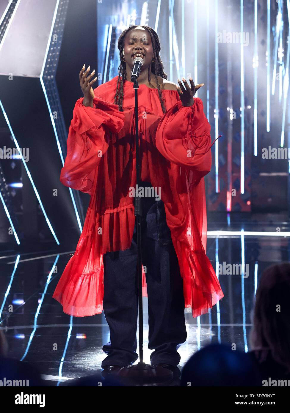 Rome, Rai studios on Via Asiago, TV show "Sanremo Giovani." Pictured ...