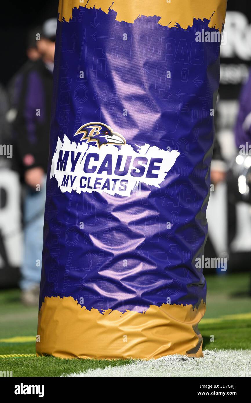 My Cause My Cleats signage before an NFL football game between the ...
