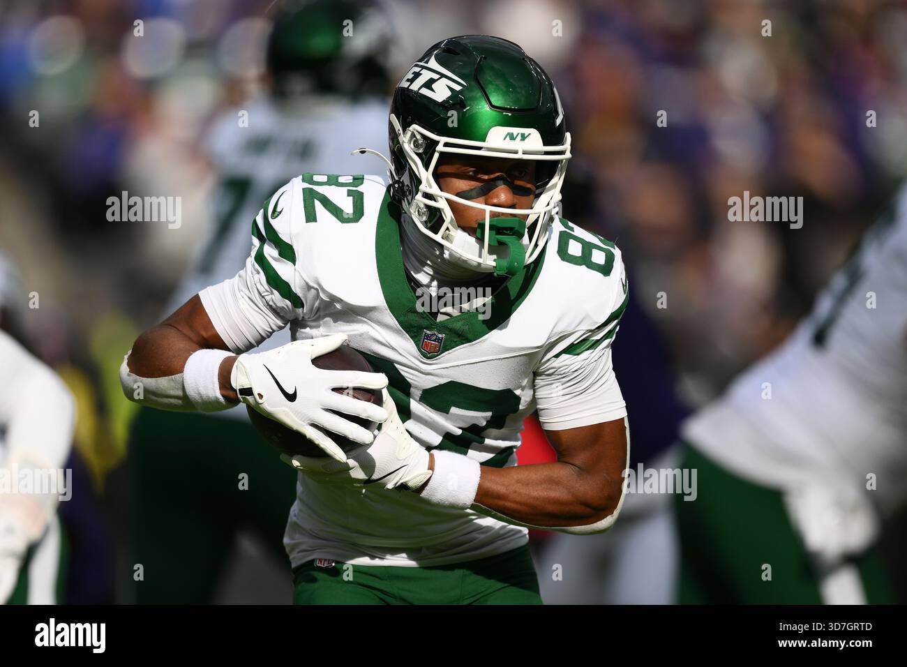 New York Jets wide receiver Arian Smith (82) in action during the first ...