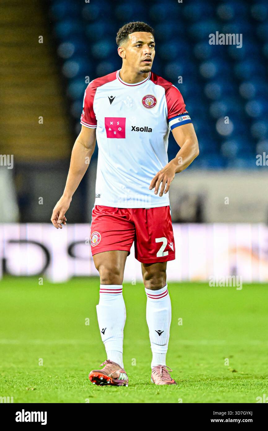 Luther James Wilden (2 Stevenage) looks on during the Sky Bet League 1 ...