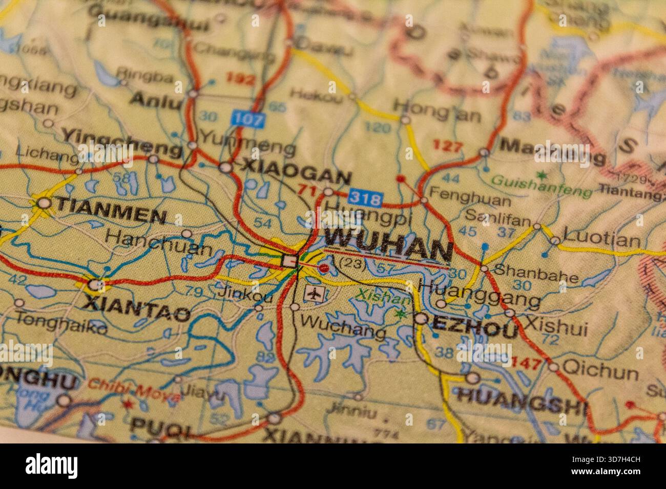 Map of wuhan hi-res stock photography and images - Alamy