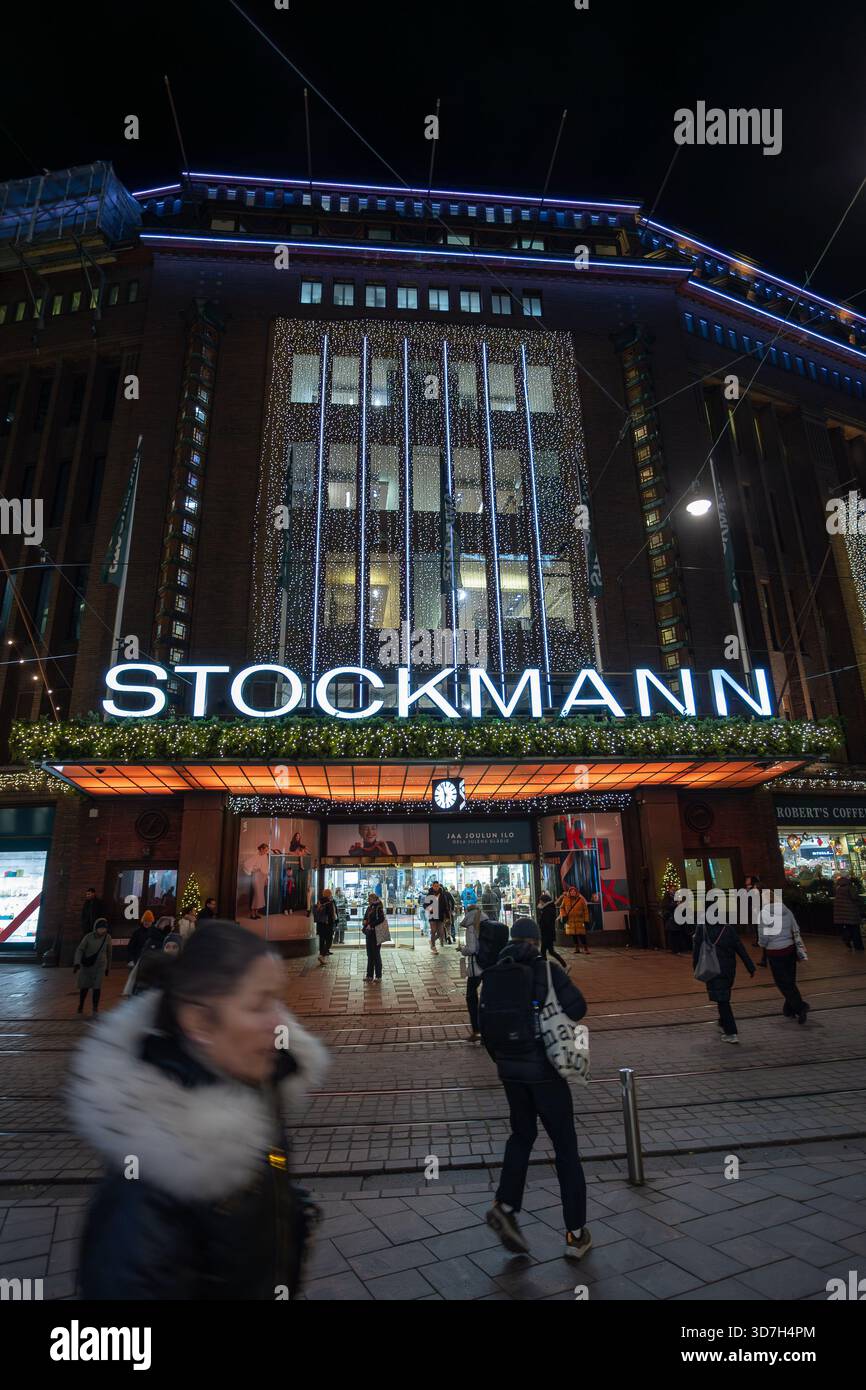 November 25, 2025, Helsinki, Uusimaa, Finaland: The Stockmann ...
