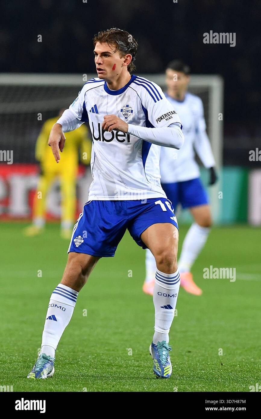 Nicolas Paz of Como Calcio during Campionato Serie A 2025/26 match ...