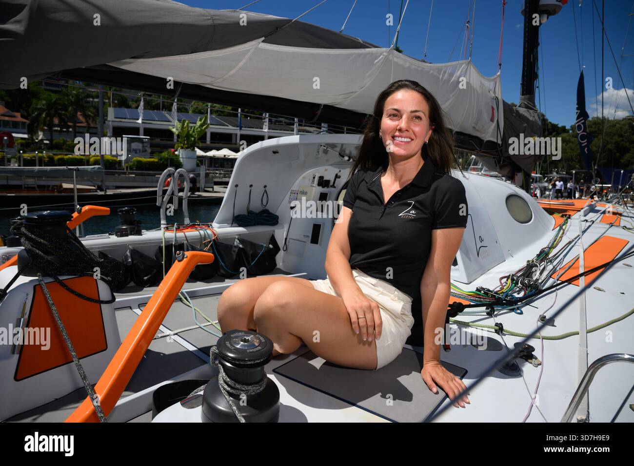 First Light owner and skipper Elizabeth Tucker poses for a photograph ...