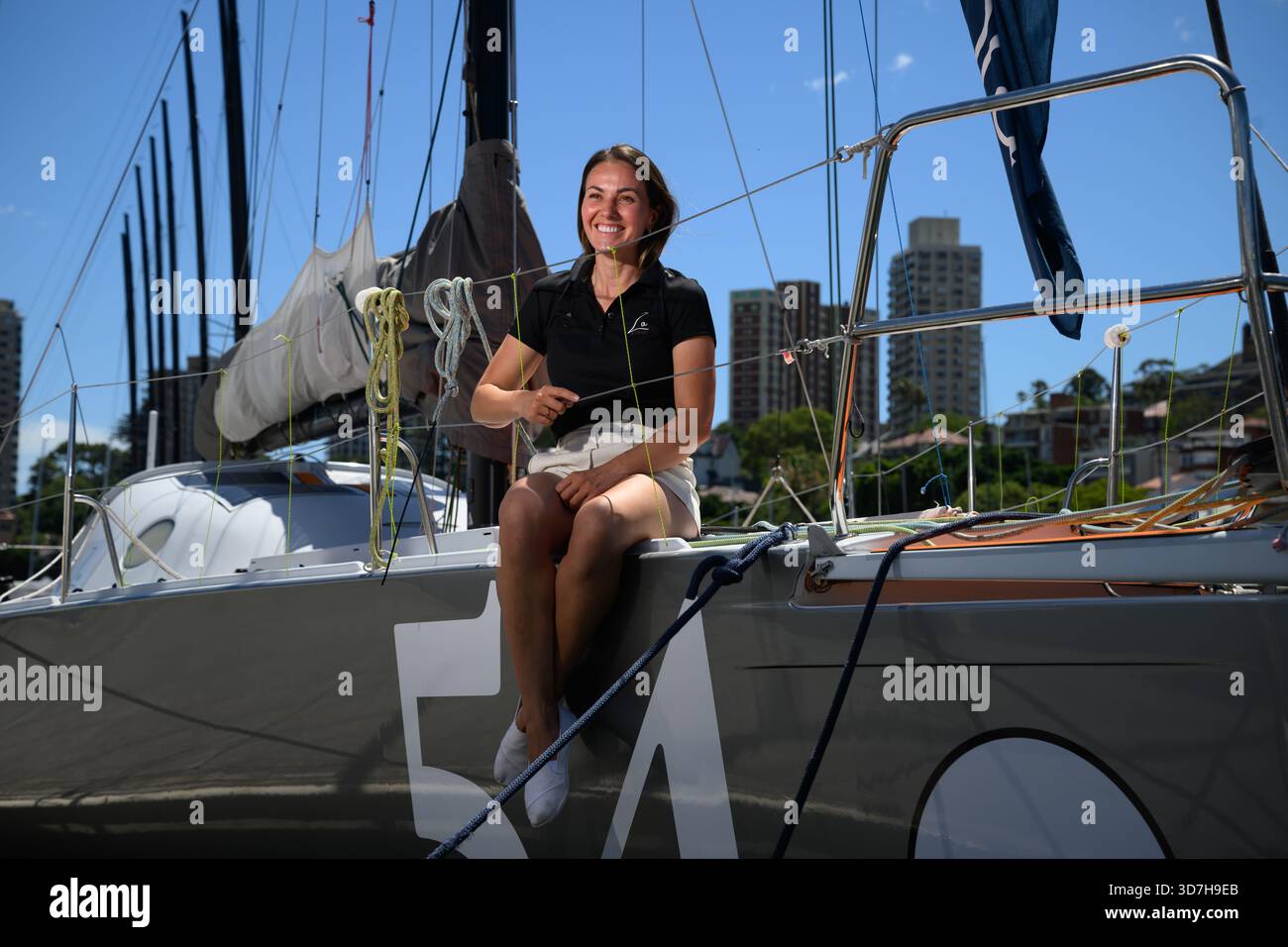 First Light owner and skipper Elizabeth Tucker poses for a photograph ...