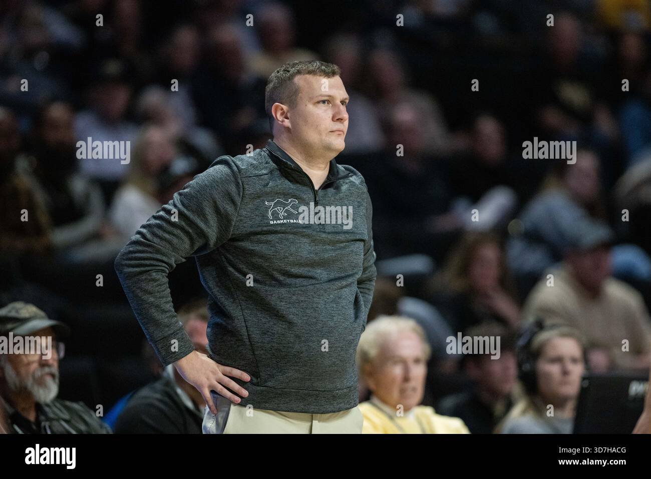 November 25, 2025: Campbell Fighting Camels head coach John Andrzejek ...