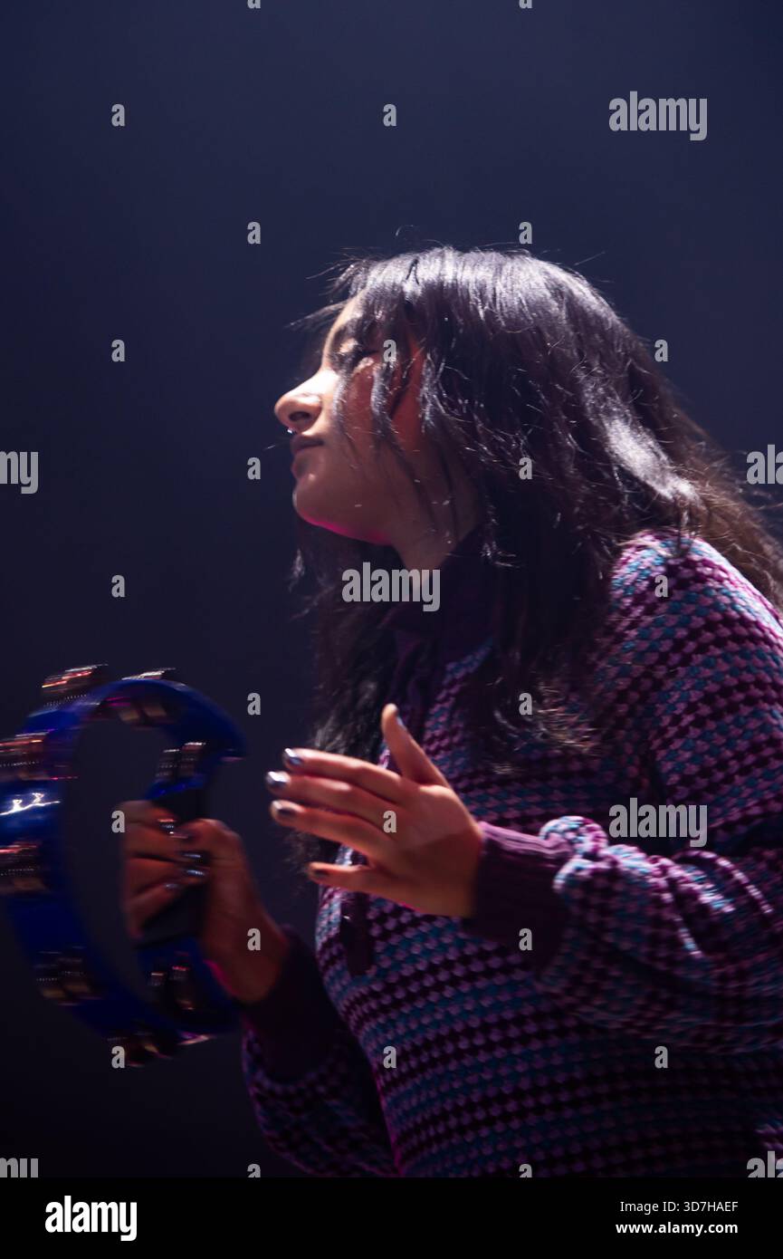 London, United Kingdom. 25h November 2025. Singer Lily Fontaine fronts ...