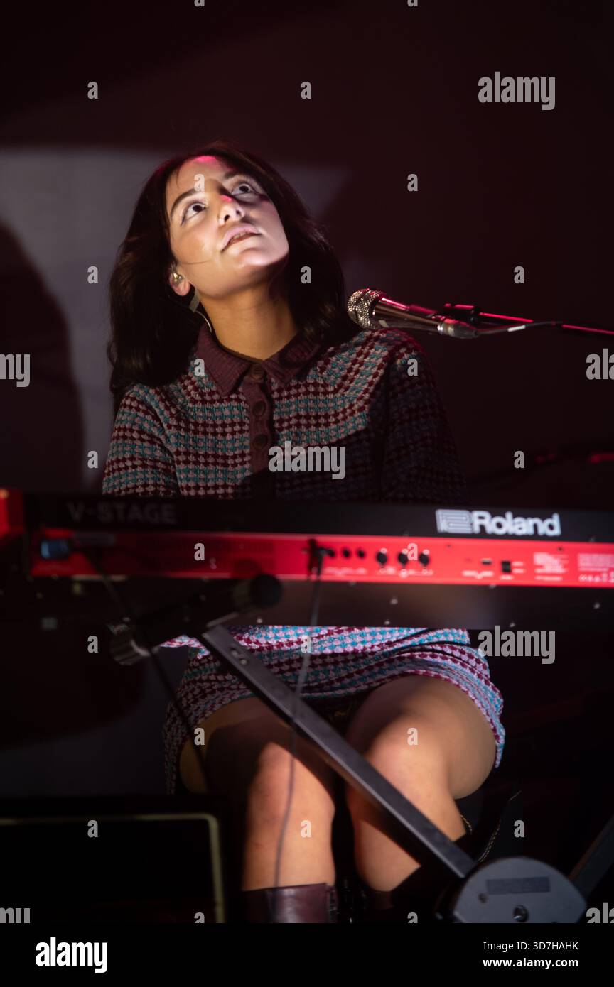 London, United Kingdom. 25h November 2025. Singer Lily Fontaine fronts ...