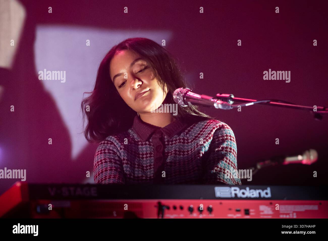 London, United Kingdom. 25h November 2025. Singer Lily Fontaine fronts ...