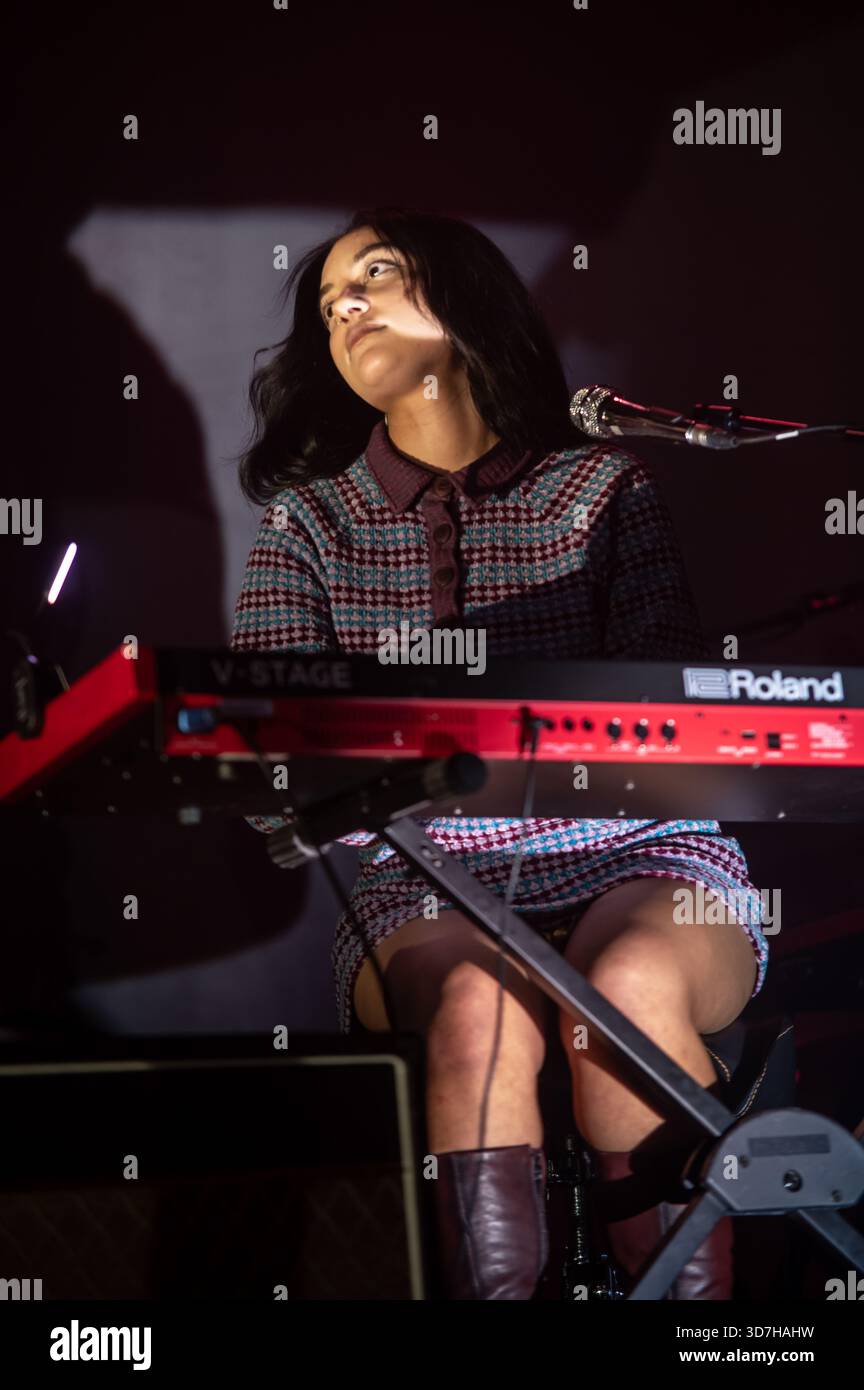 London, United Kingdom. 25h November 2025. Singer Lily Fontaine fronts ...