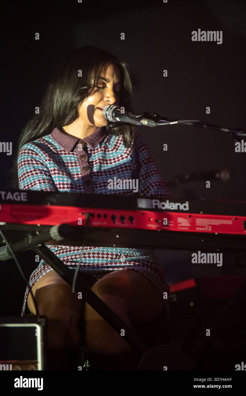 London, United Kingdom. 25h November 2025. Singer Lily Fontaine fronts ...