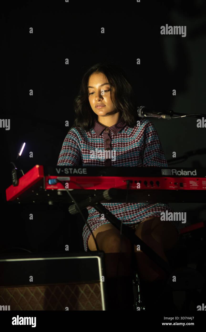 London, United Kingdom. 25h November 2025. Singer Lily Fontaine fronts ...