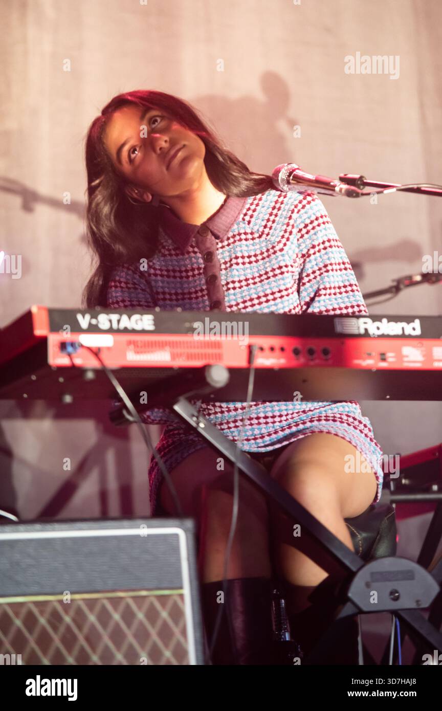London, United Kingdom. 25h November 2025. Singer Lily Fontaine fronts ...