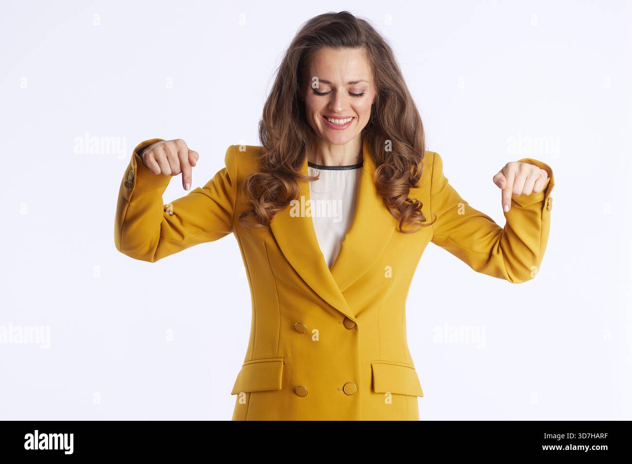 Presenting professional in mustard hi-res stock photography and images ...