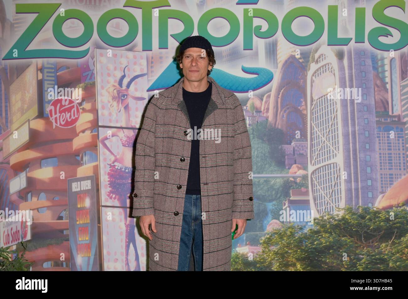 Matteo Martari attends the Disney movie premiere Zootropolis 2 green ...
