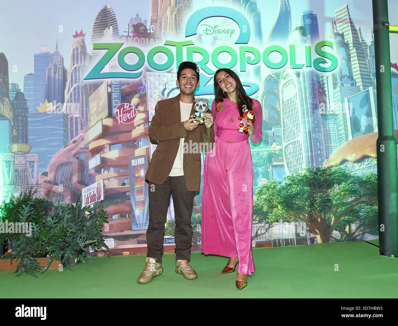 Rome, The Space Moderno cinema, premiere of the animated film "Zootopia ...