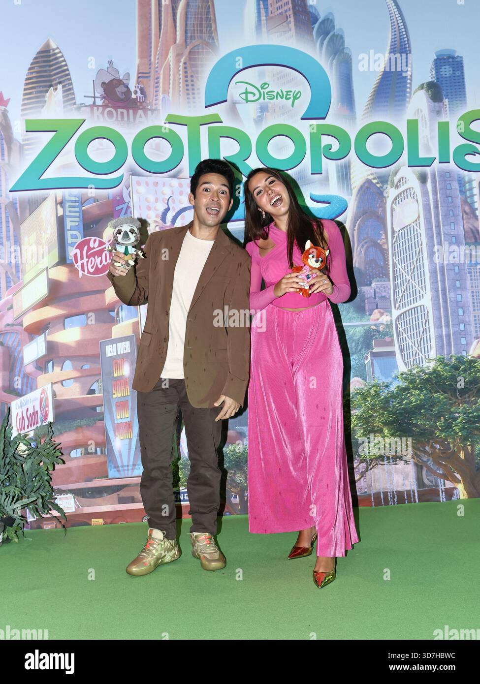Rome, The Space Moderno cinema, premiere of the animated film "Zootopia ...