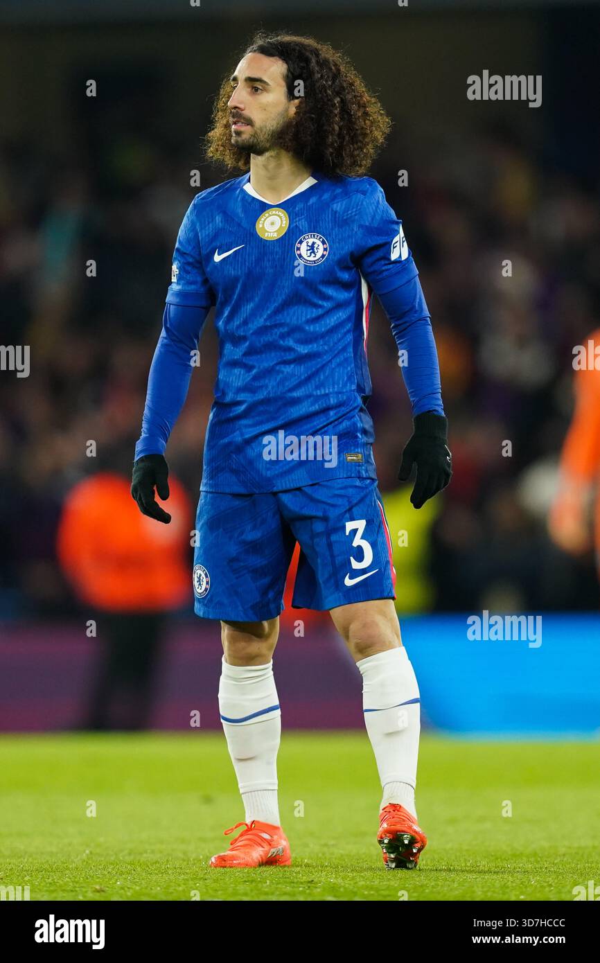 Marc Cucurella of Chelsea during the Chelsea v FC Barcelona UEFA ...