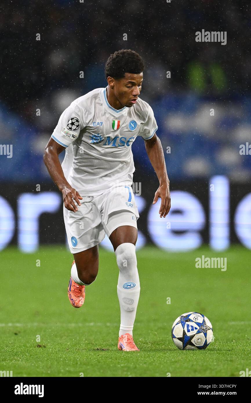 David Neres of S.S.C. Napoli is in action during the UEFA Champions ...
